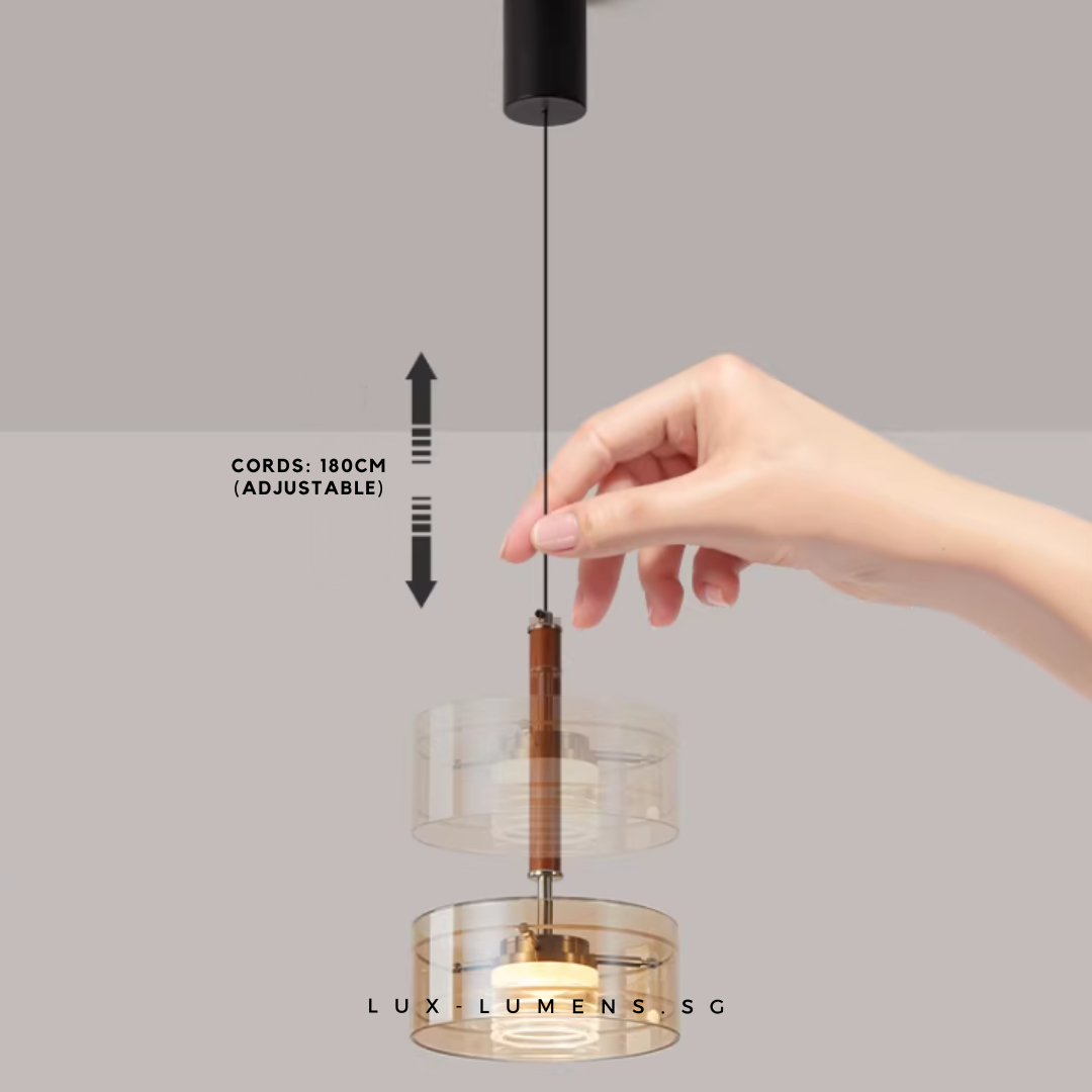 Clare - Glass LED Pandant Light – Lux-lumens