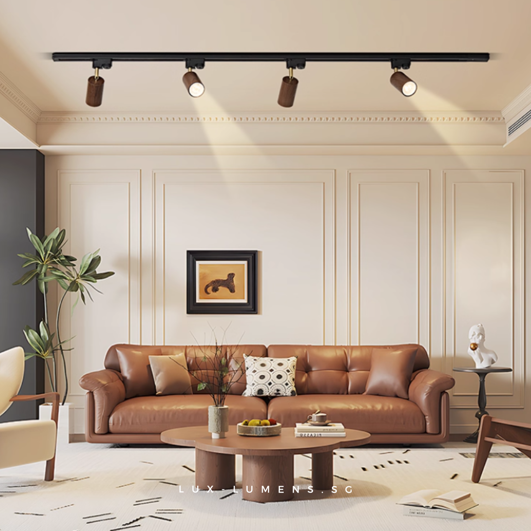 Eunoia - Wood Track LED Light – Lux-lumens
