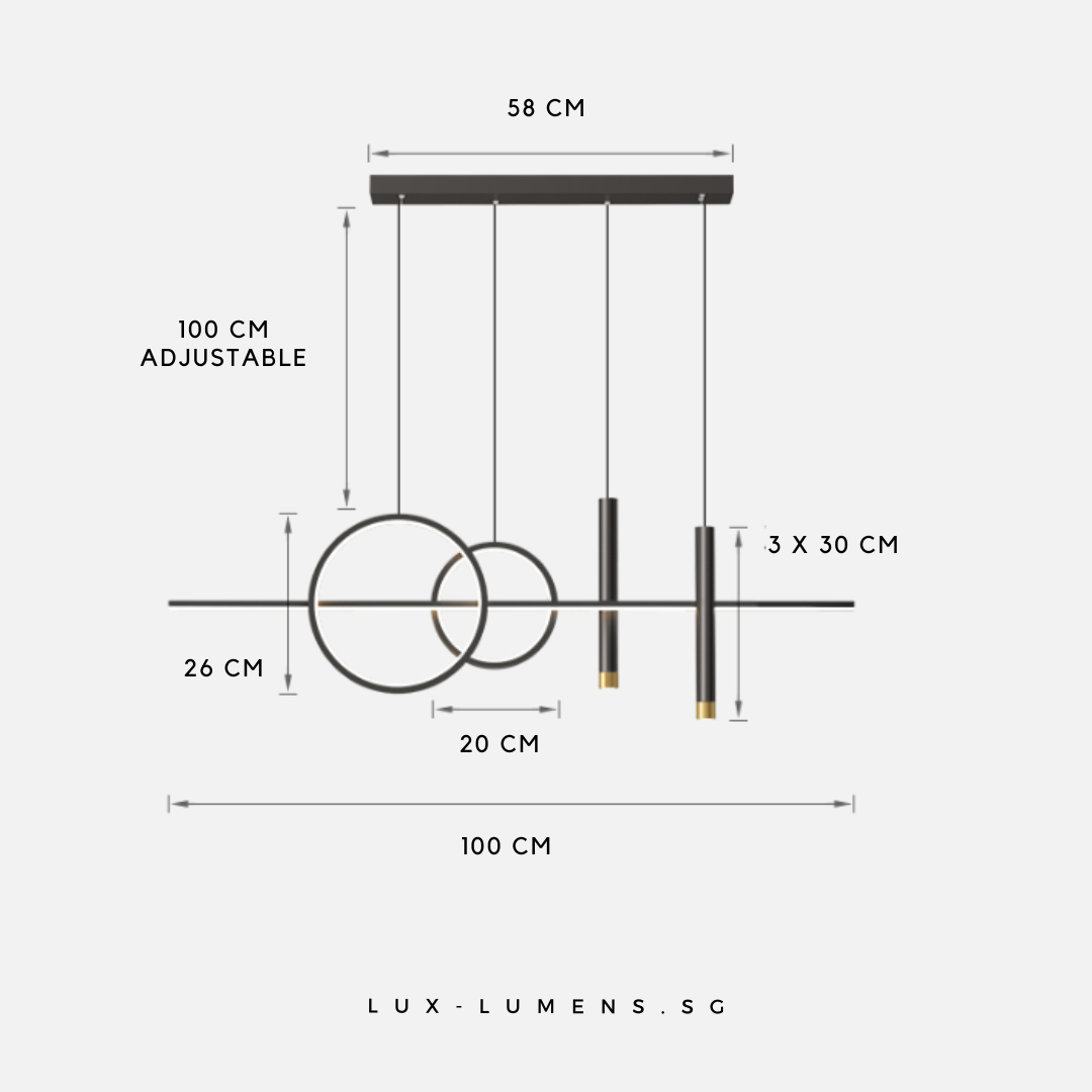 Adonis (III) - LEDs Pendant Light – Lux-lumens