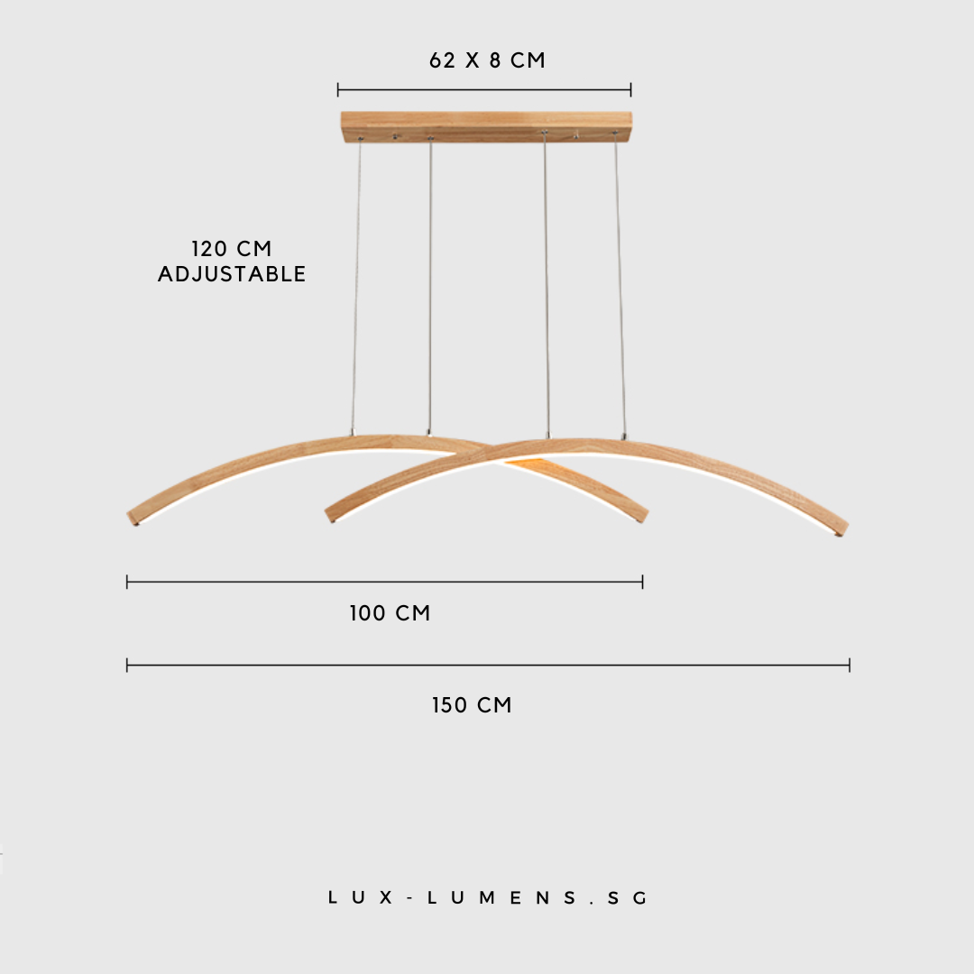 Bogen - Scandinavian Pendant Light – Lux-lumens