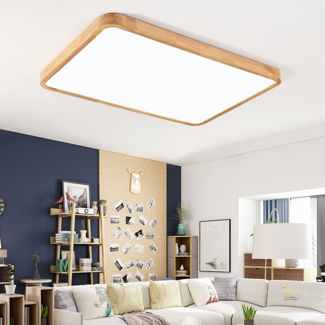 Fullvärdig - Scandinavian Rectangle LEDs Ceiling Light – Lux-lumens