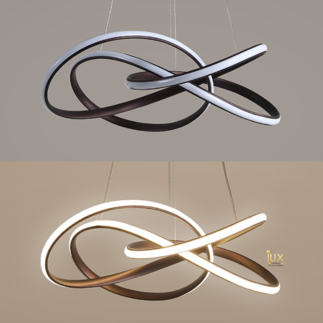 Contemporary Abstract Art (II) Pendant Light – Lux-lumens