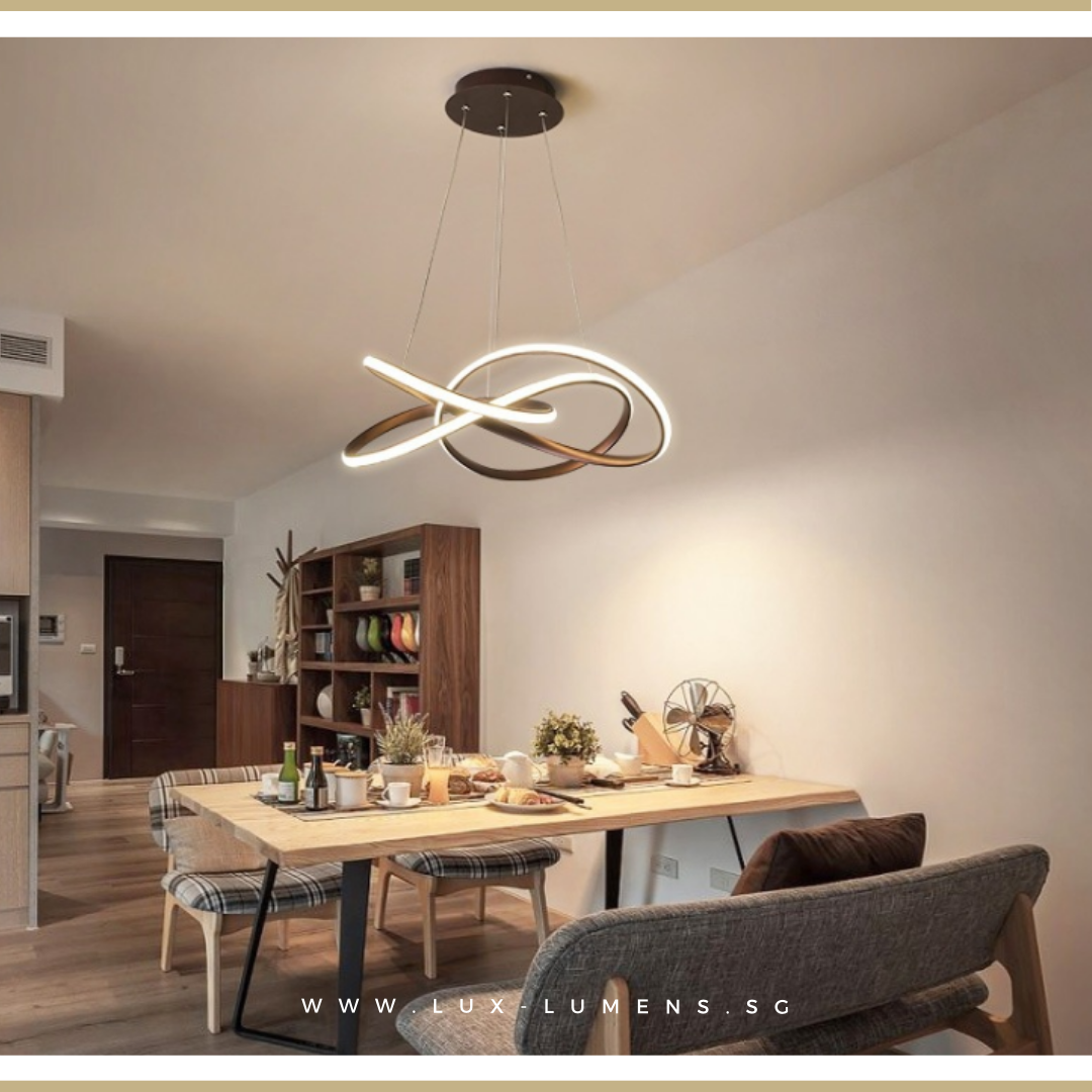 Contemporary Abstract Art (II) Pendant Light – Lux-lumens