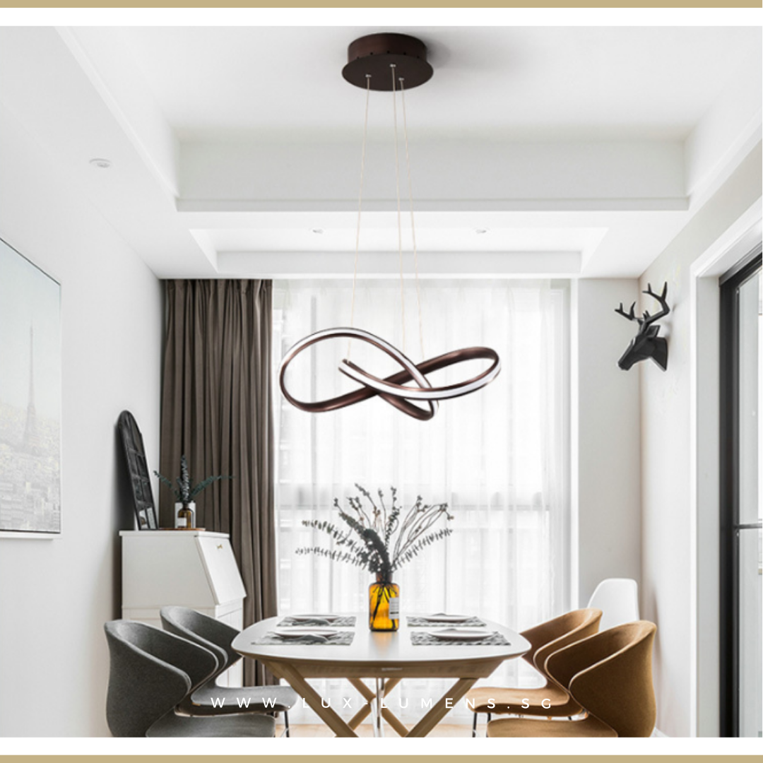 Contemporary Helix Pendant Light – Lux-lumens