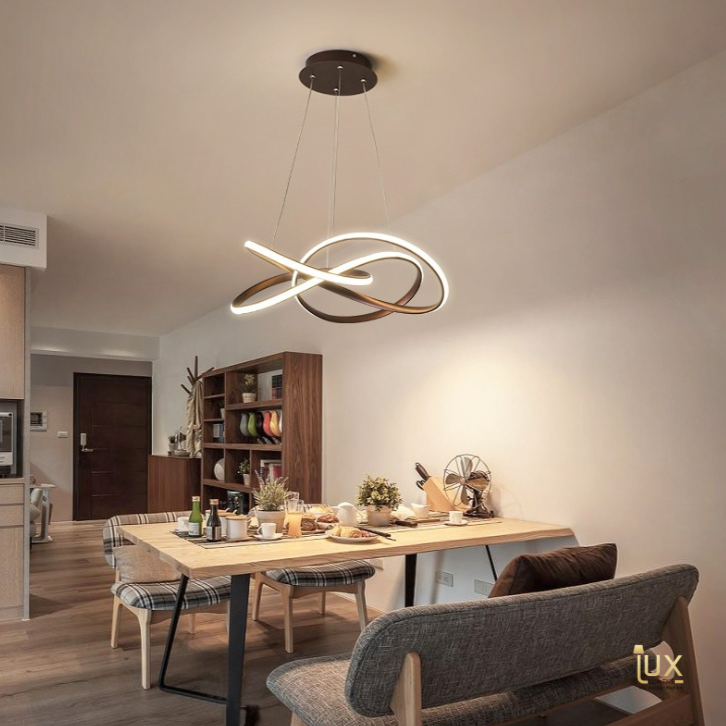 Contemporary Abstract Art (II) Pendant Light – Lux-lumens
