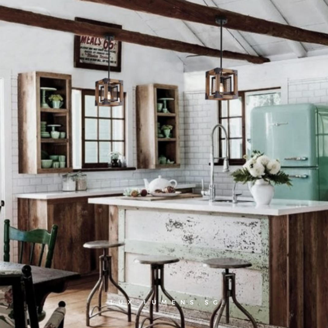 Large Rustic Industrial Pendant Lights
