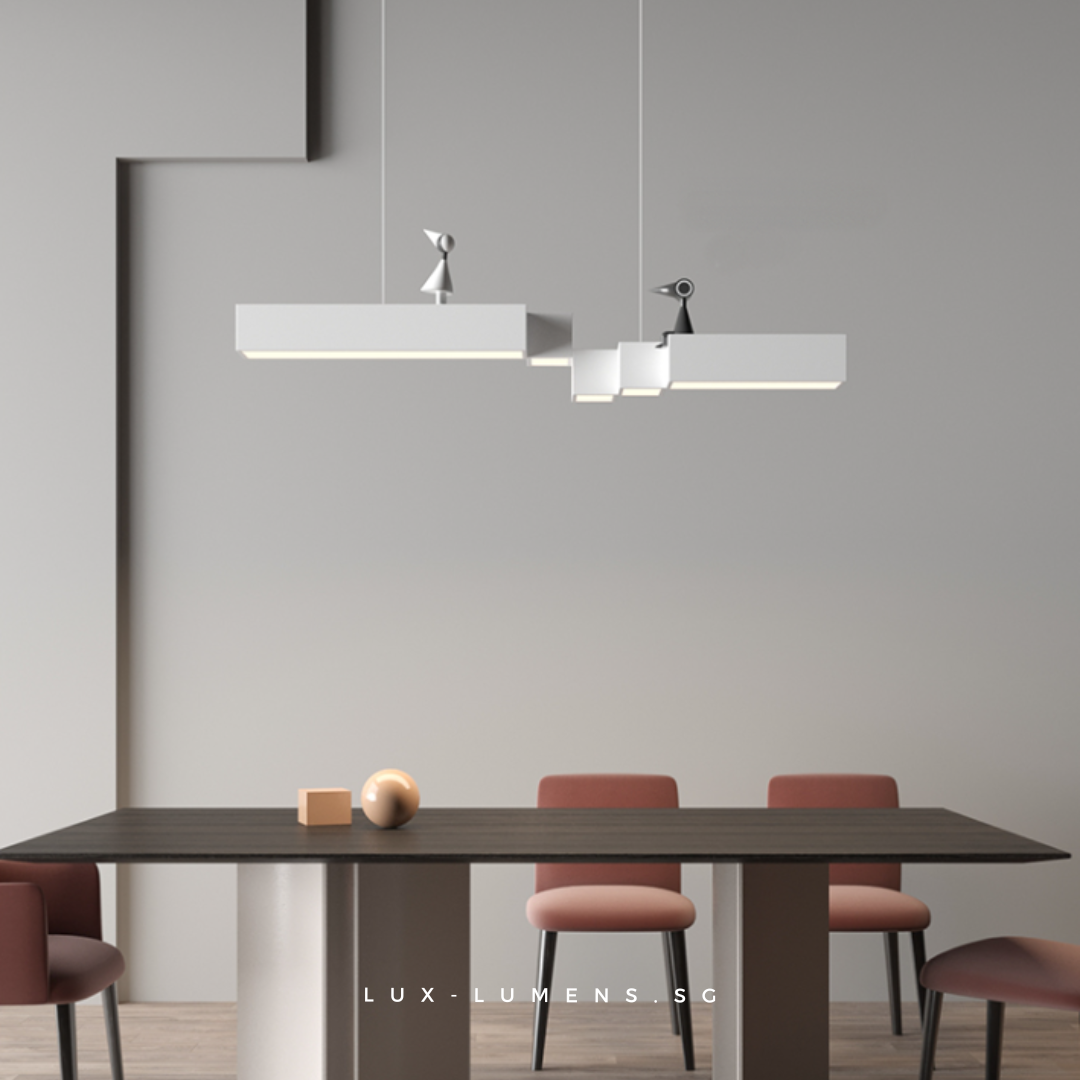 Rubik (III) - Contemporary LEDs Pendant Light – Lux-lumens