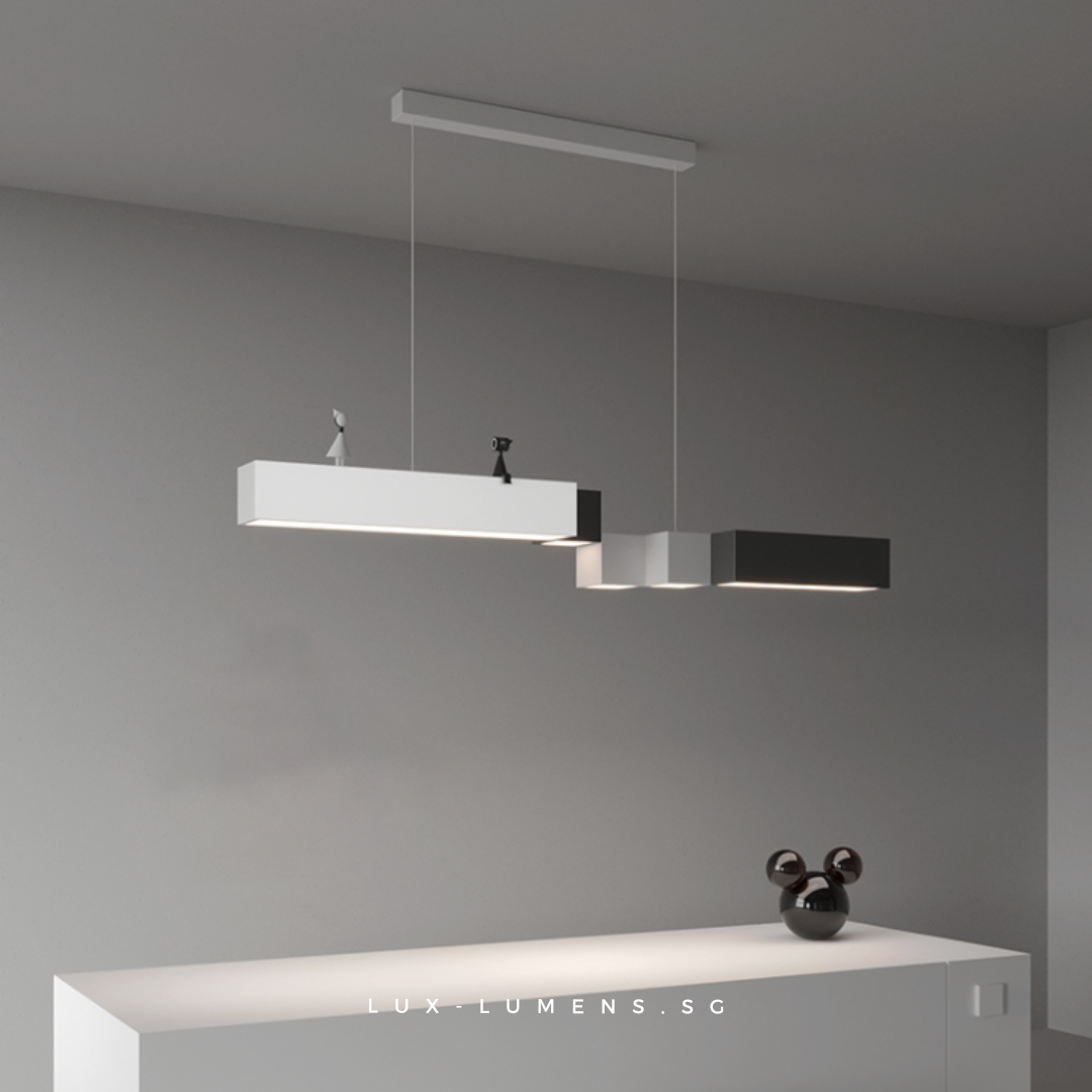 Rubik (III) - Contemporary LEDs Pendant Light – Lux-lumens